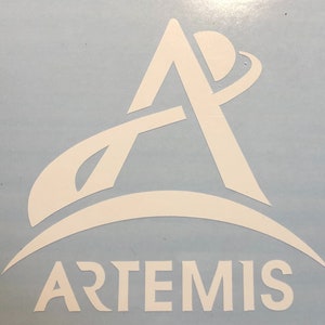 Nasa Artemis Logo Vinyl Decal Sticker Oracal 651 - Window - Laptop ...