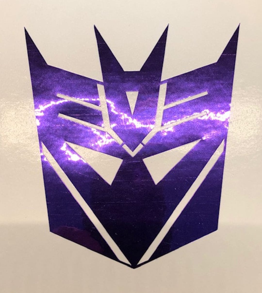 Decepticon Symbol Purple