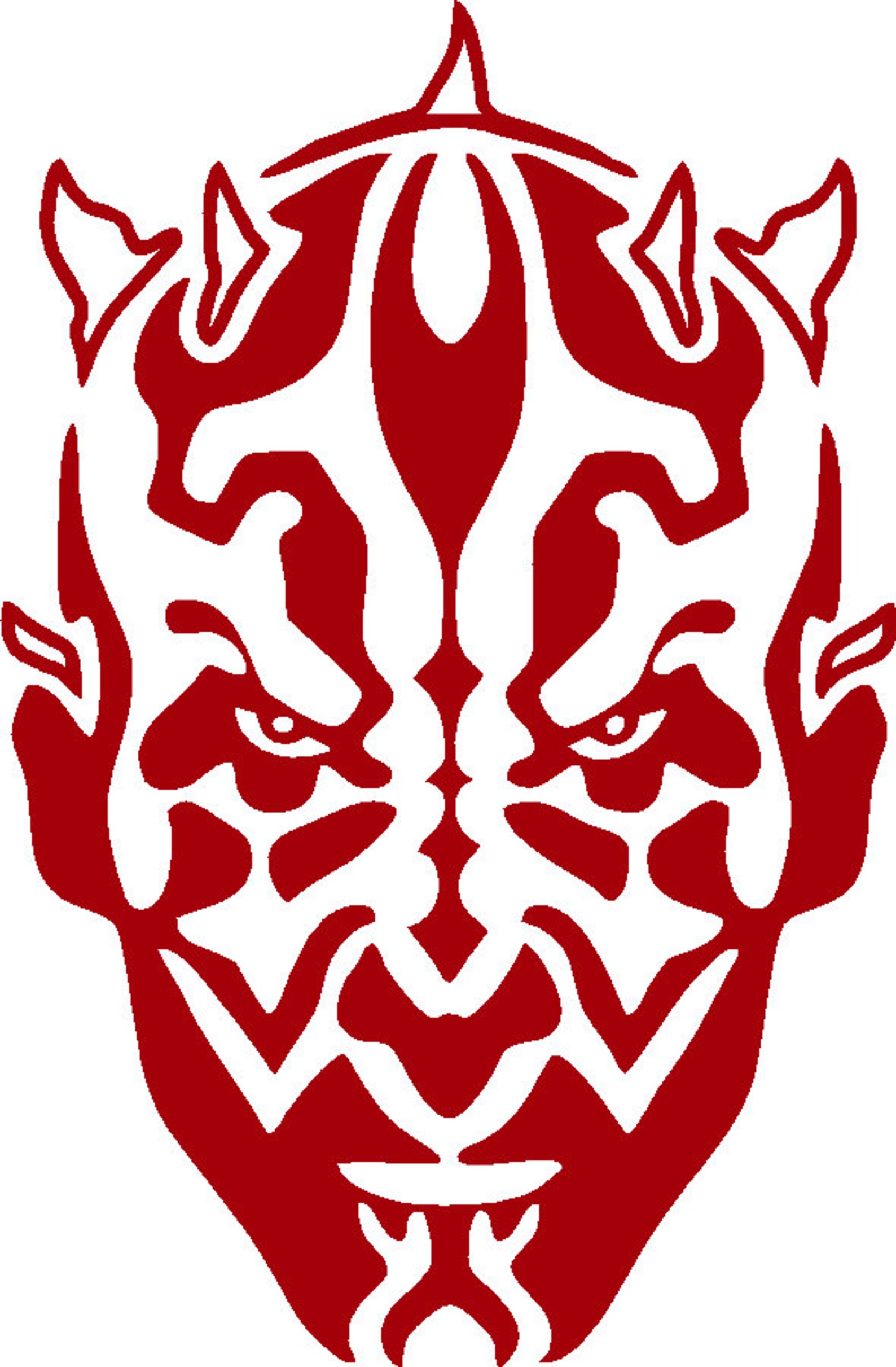 Star Wars Darth Maul Logo Vinyl Decal Sticker Pick Color Size | Etsy