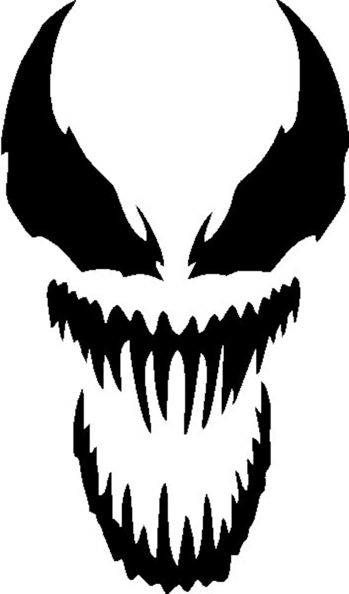 Venom Symbol Vinyl Decal Sticker Pick Color Size Oracal 651 - Etsy