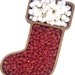 Stocking Snack Candy Tray Christmas Party Solid Cherry Wood - Etsy