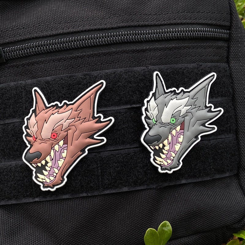 Wolf Patch - Etsy