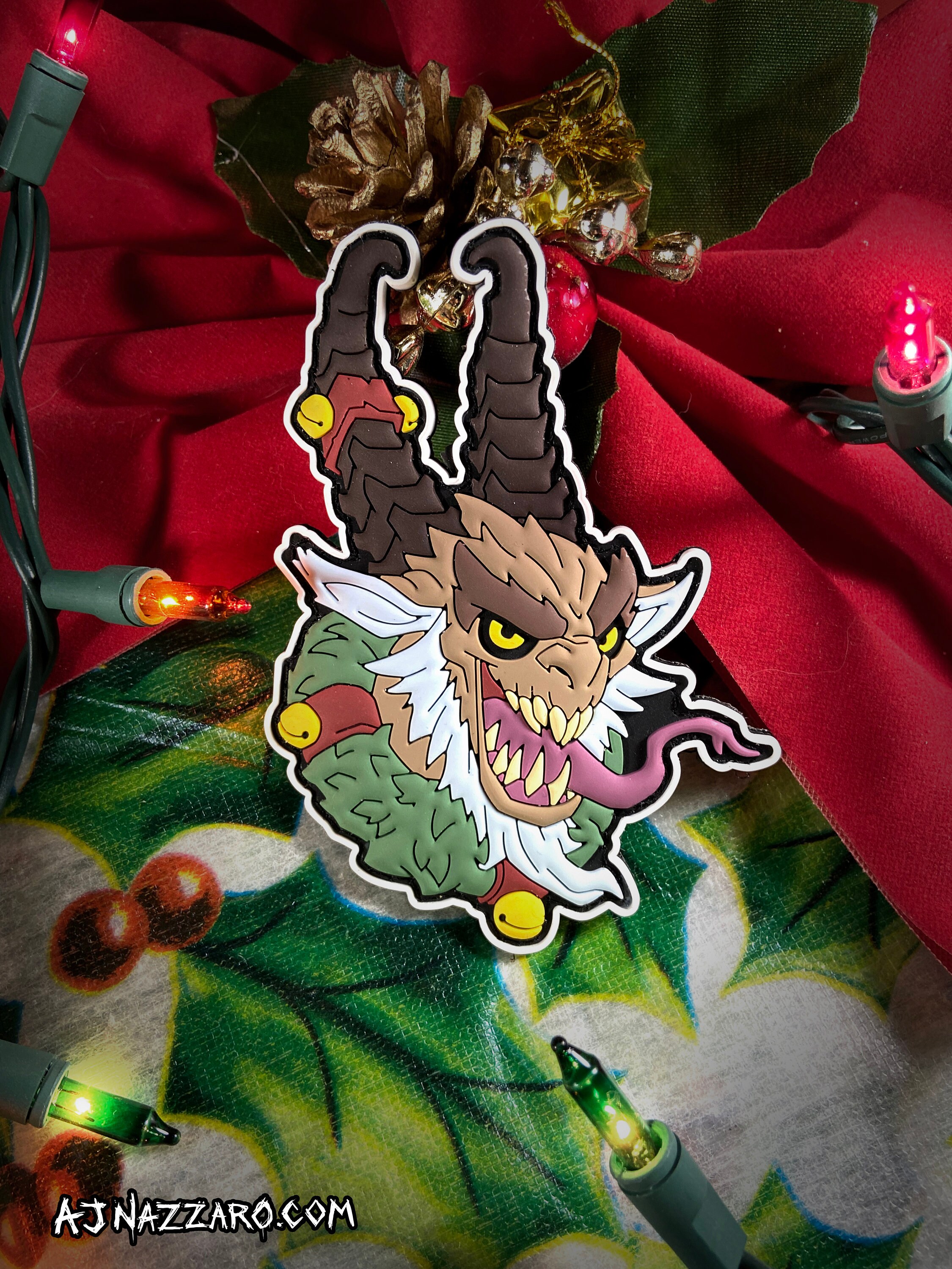 Krampus Rubber Patch - Etsy