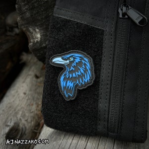 Crow Rubber Patch - Etsy