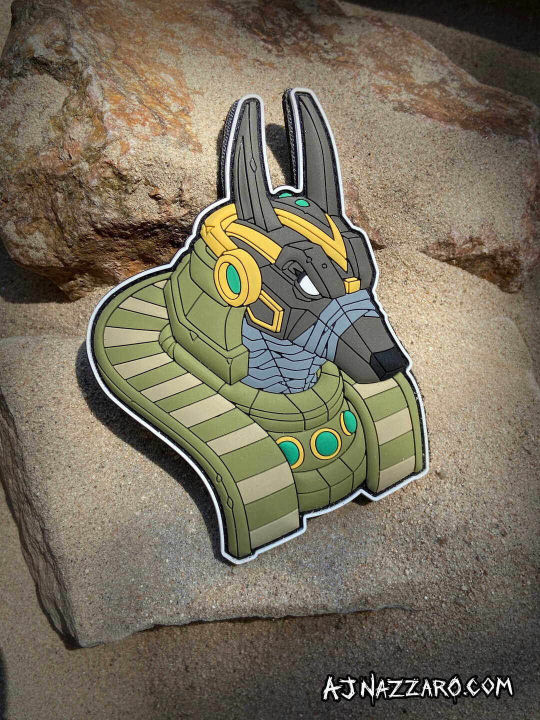 Anubis PVC Patch: God of Death, Limited Edition - Etsy