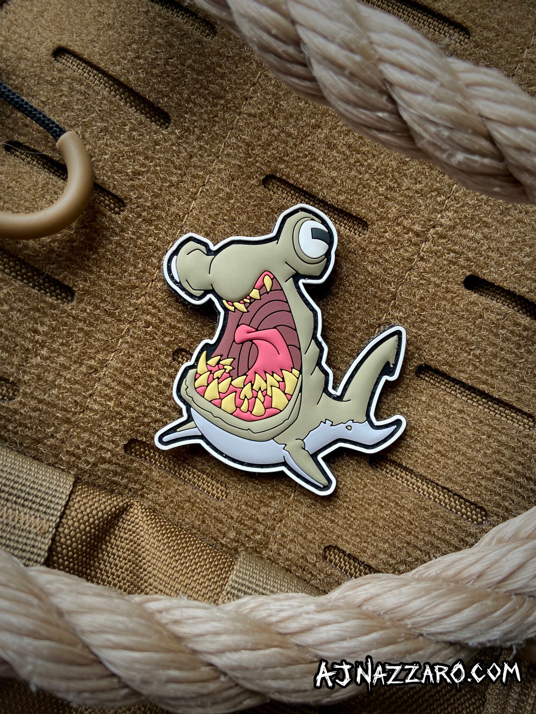 Hammerhead Shark Rubber Patch - Etsy