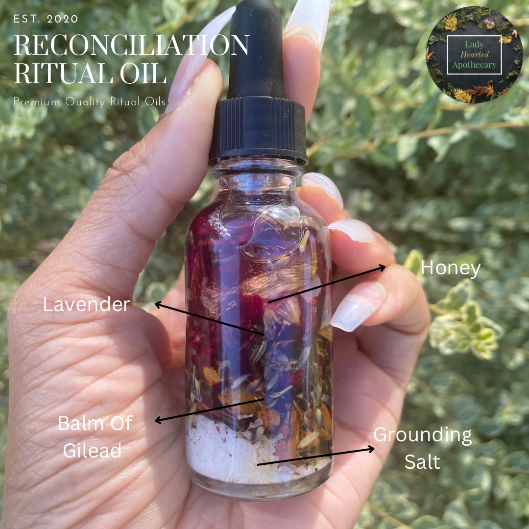 Reconciliation Ritual Oil / Spell Oil / Manifestation Oil / Witchcraft ...