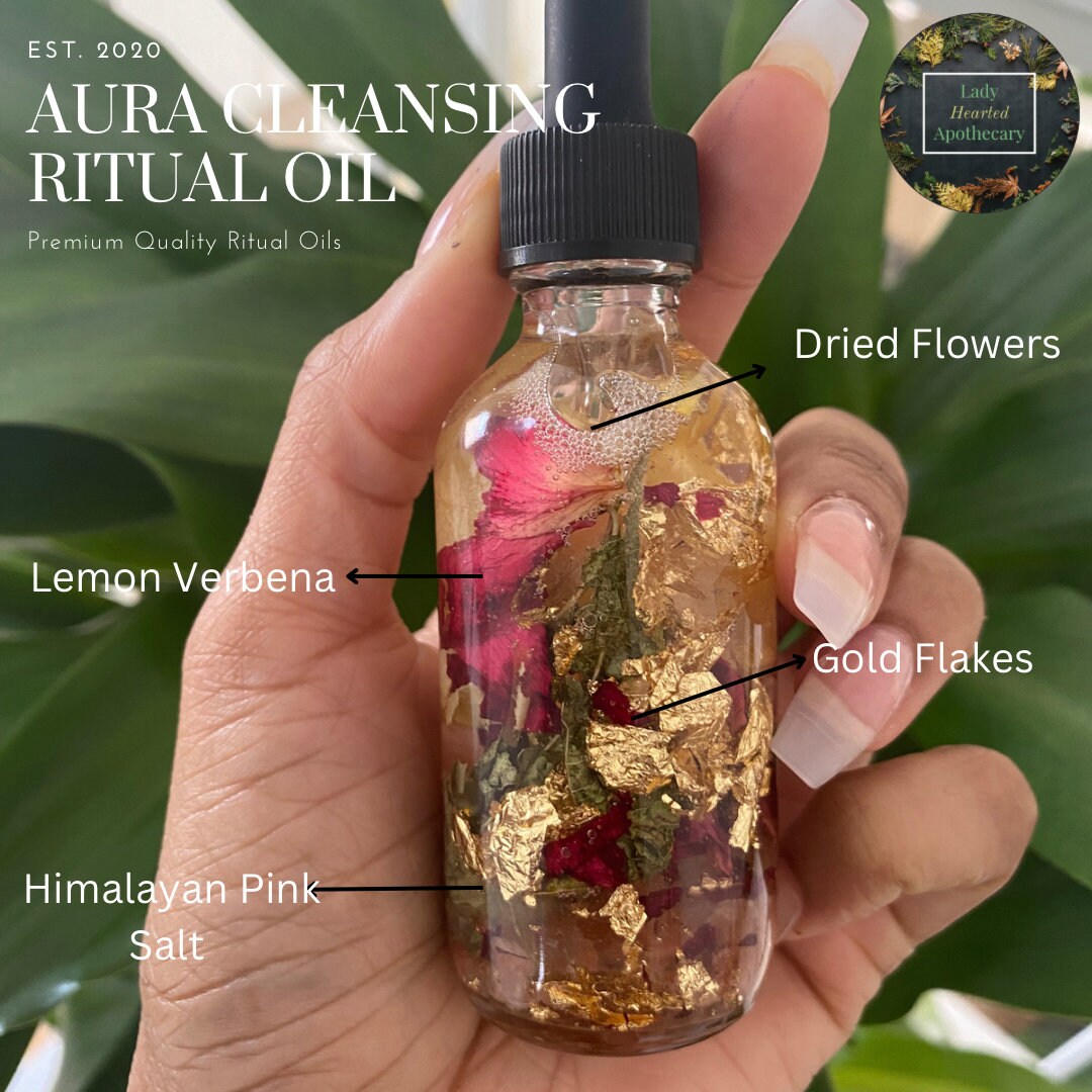 Aura Cleansing Ritual Oil / Spell Oil / Manifestation Oil / Witchcraft ...