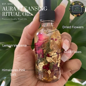 Aura Cleansing Ritual Oil / Spell Oil / Manifestation Oil / Witchcraft ...