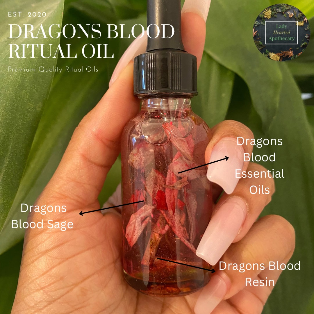 Dragons Blood Ritual Oil / Spell Oil / Manifestation Oil / Witchcraft ...