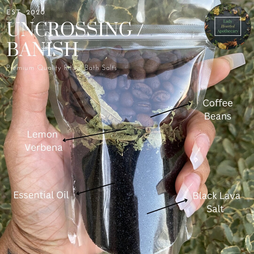 Uncrossing/banishing/un-hex Ritual Bath Salts / Herbal Bath Soak ...