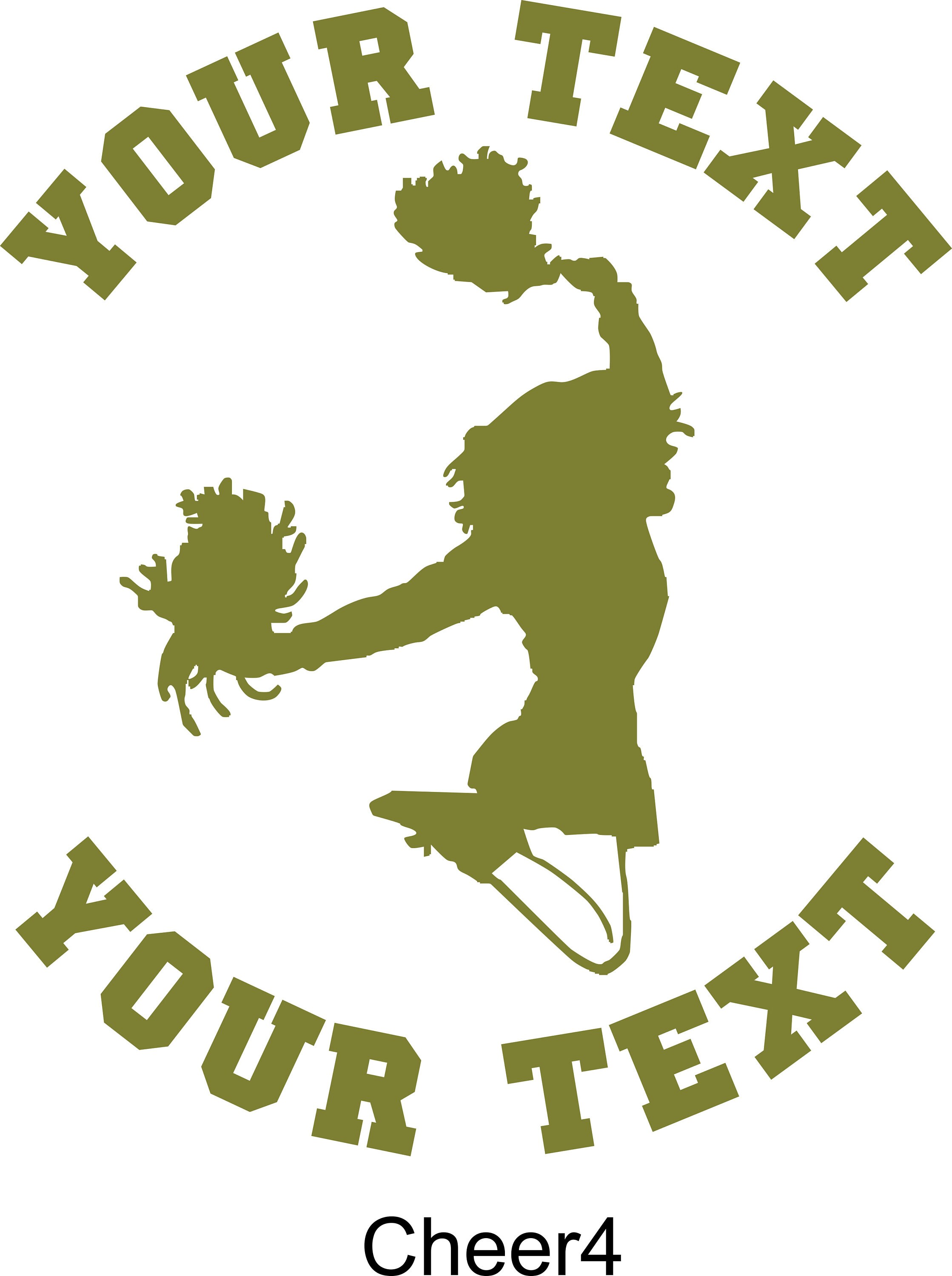 Cheerleading Decals - Etsy