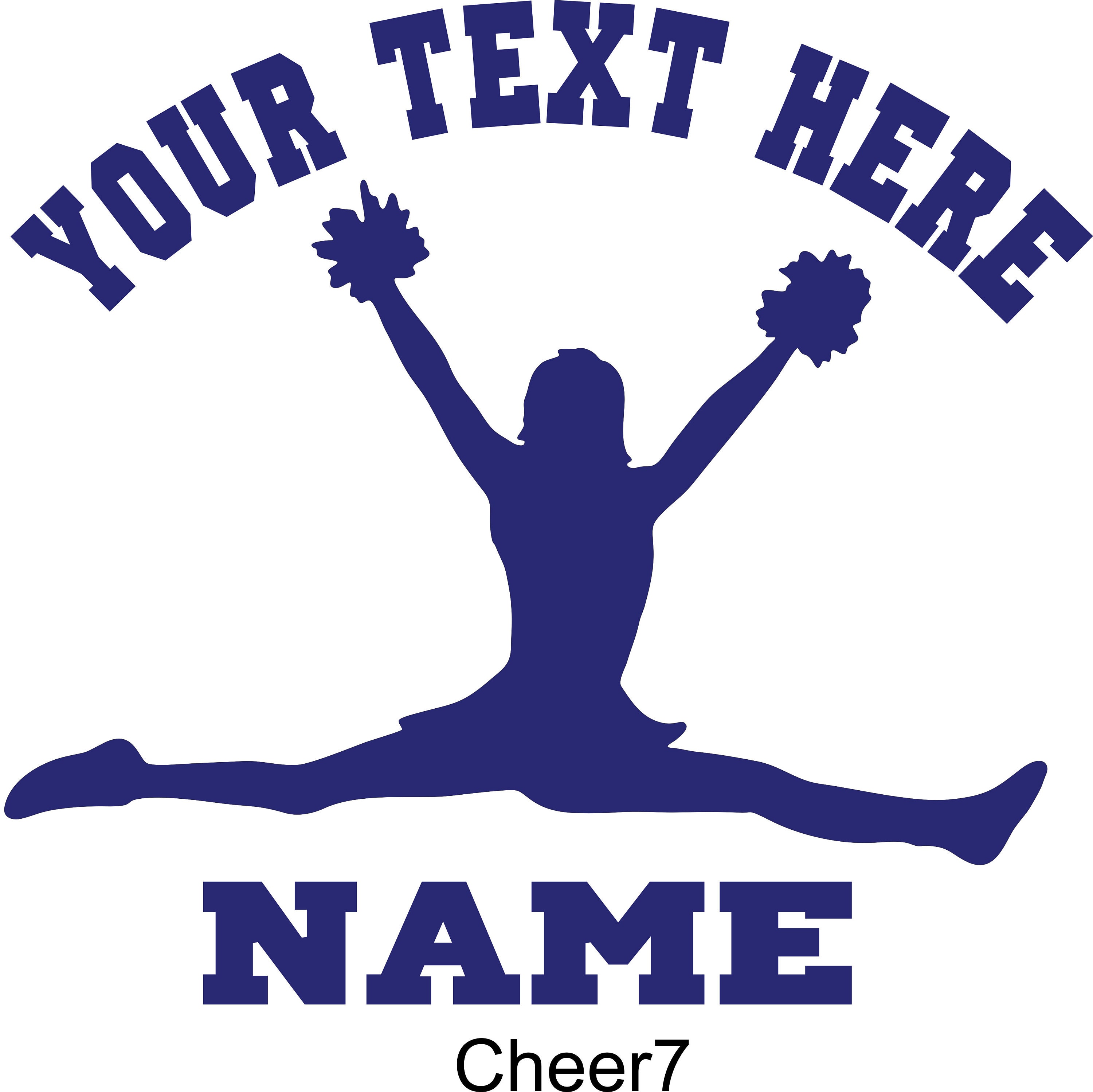 Cheerleading Decals - Etsy