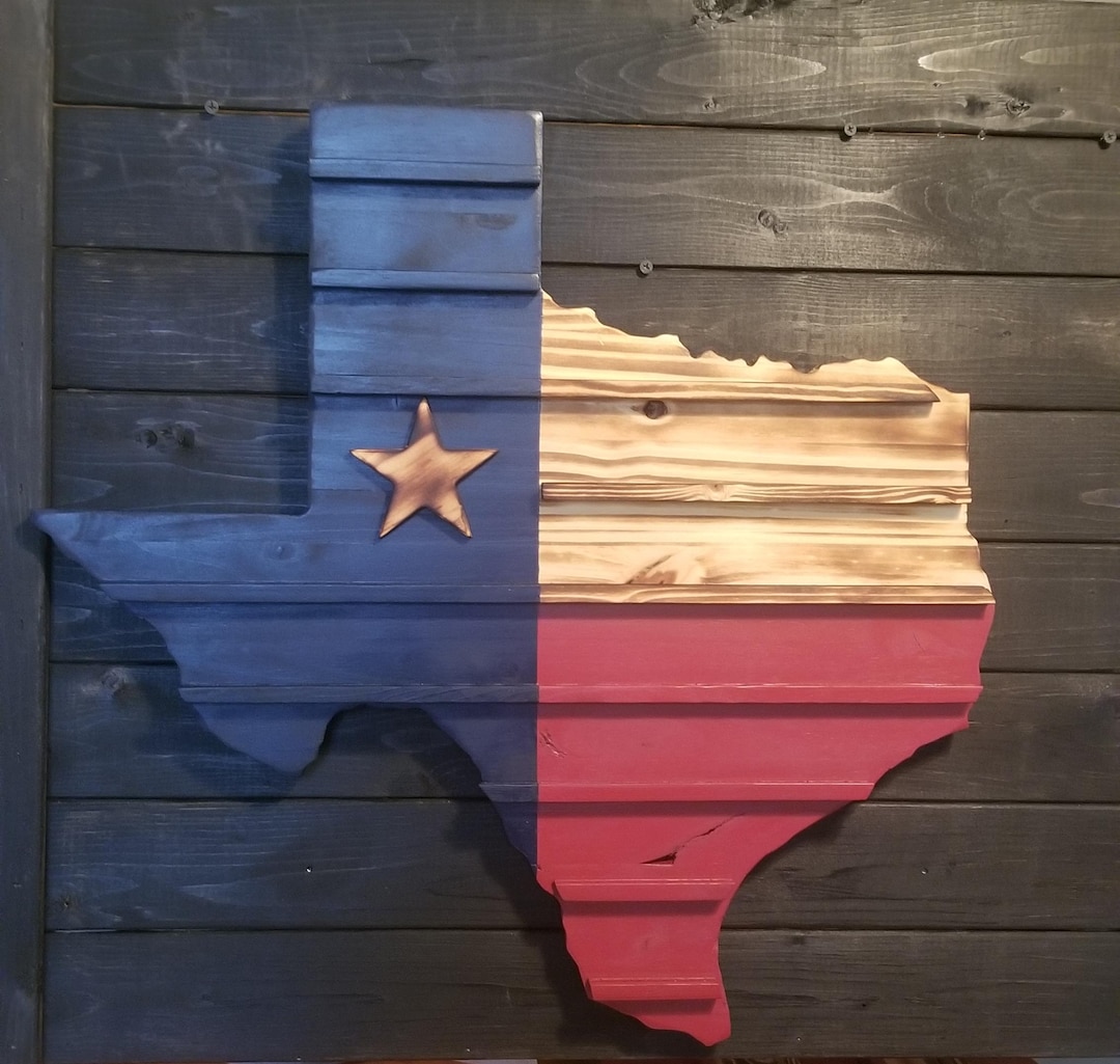Texas Flag Challenge Coin Holder and Poker Chip Display - Etsy
