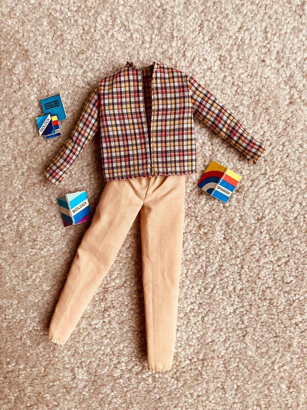 Vintage Shaun Doll 1980’s School Days Fashion Outfit Mattel #1398 - Etsy