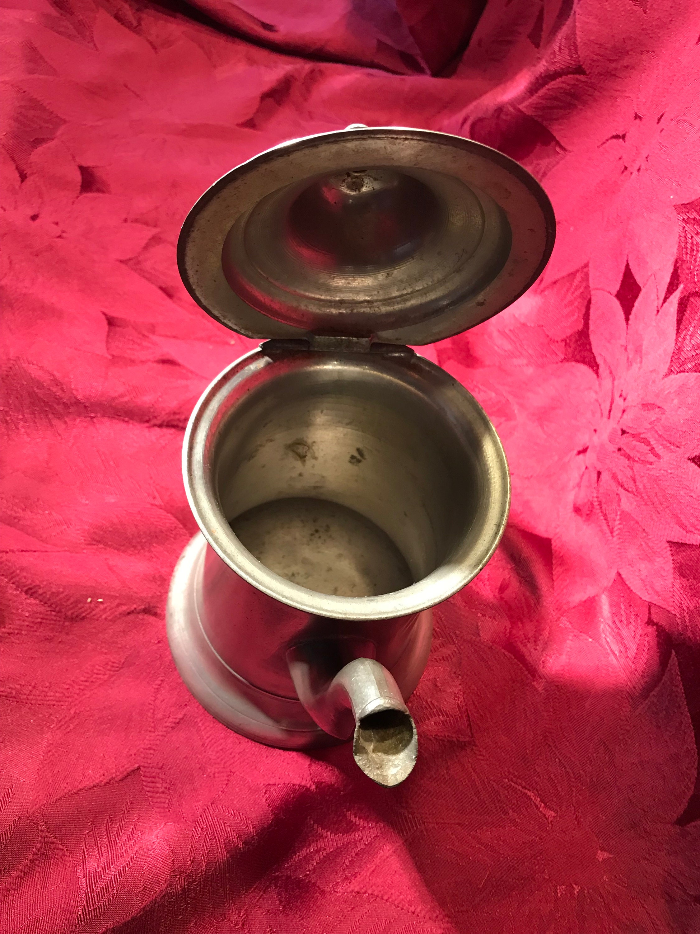 Antique American Pewter Lighthouse Style Coffee Pot & Teapot (2 Piece ...