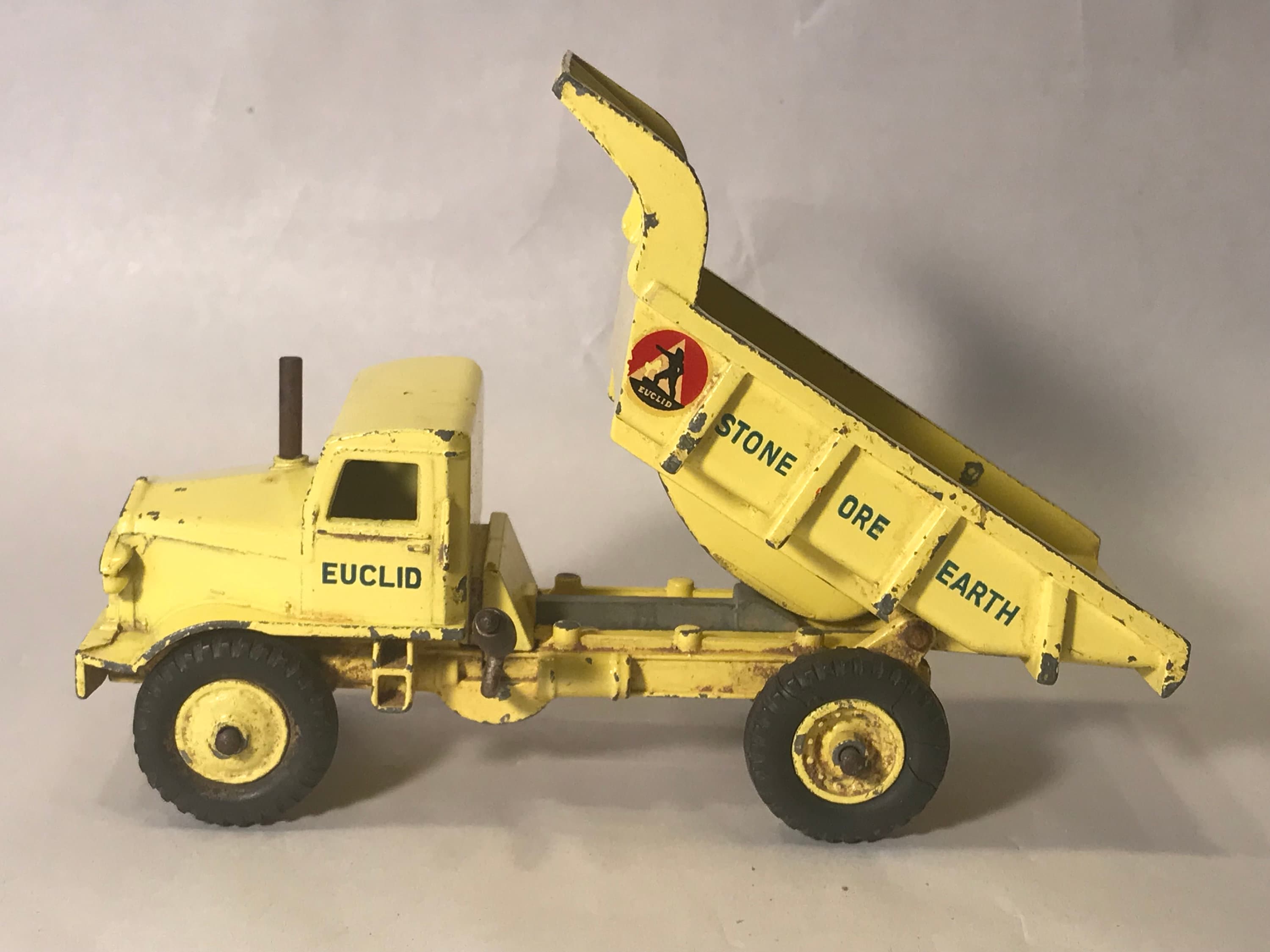 Vintage Dinky Supertoy "euclid Rear Dump Truck 965" Die Cast Metal Made ...