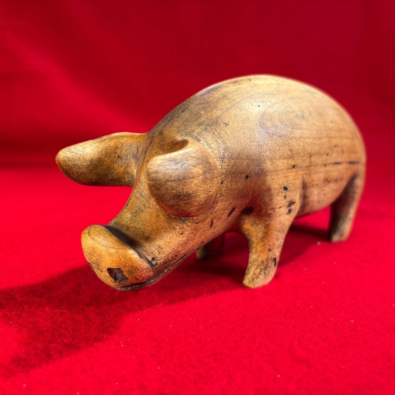 Pig Figurine - Etsy