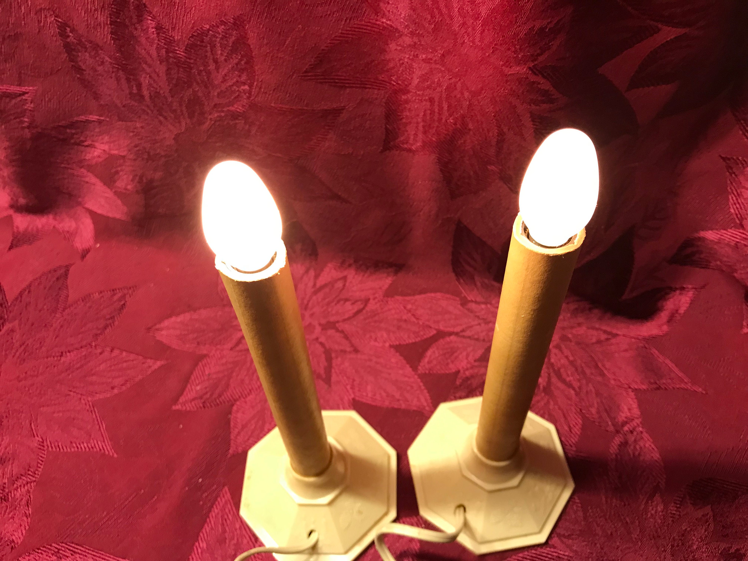 Box of 11 Vintage Electric 1950s Single Candolier Window Candles in Exceptional Condition - Etsy