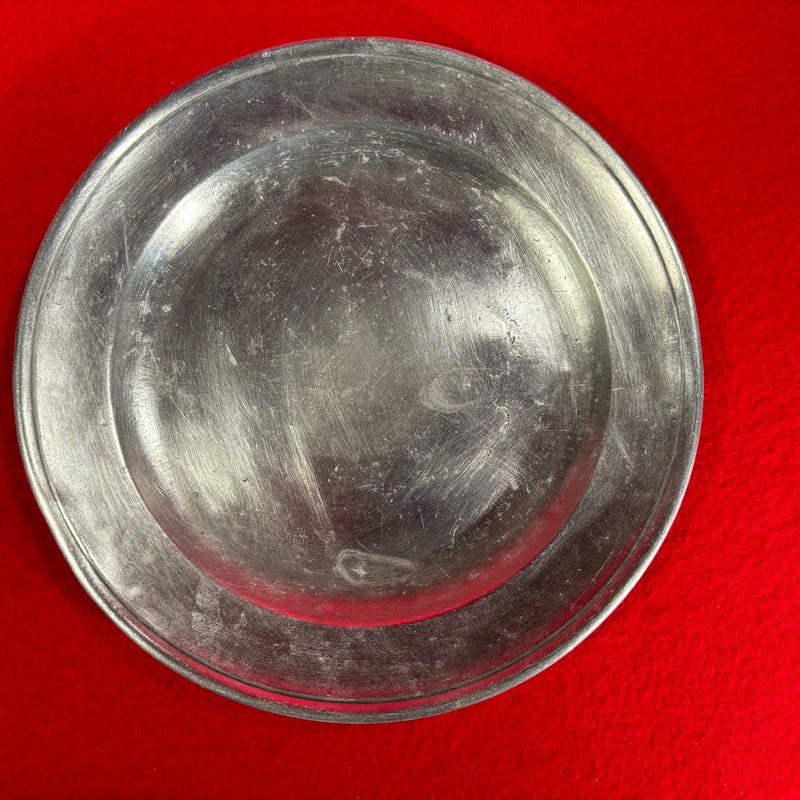 Pewter Plate - Etsy
