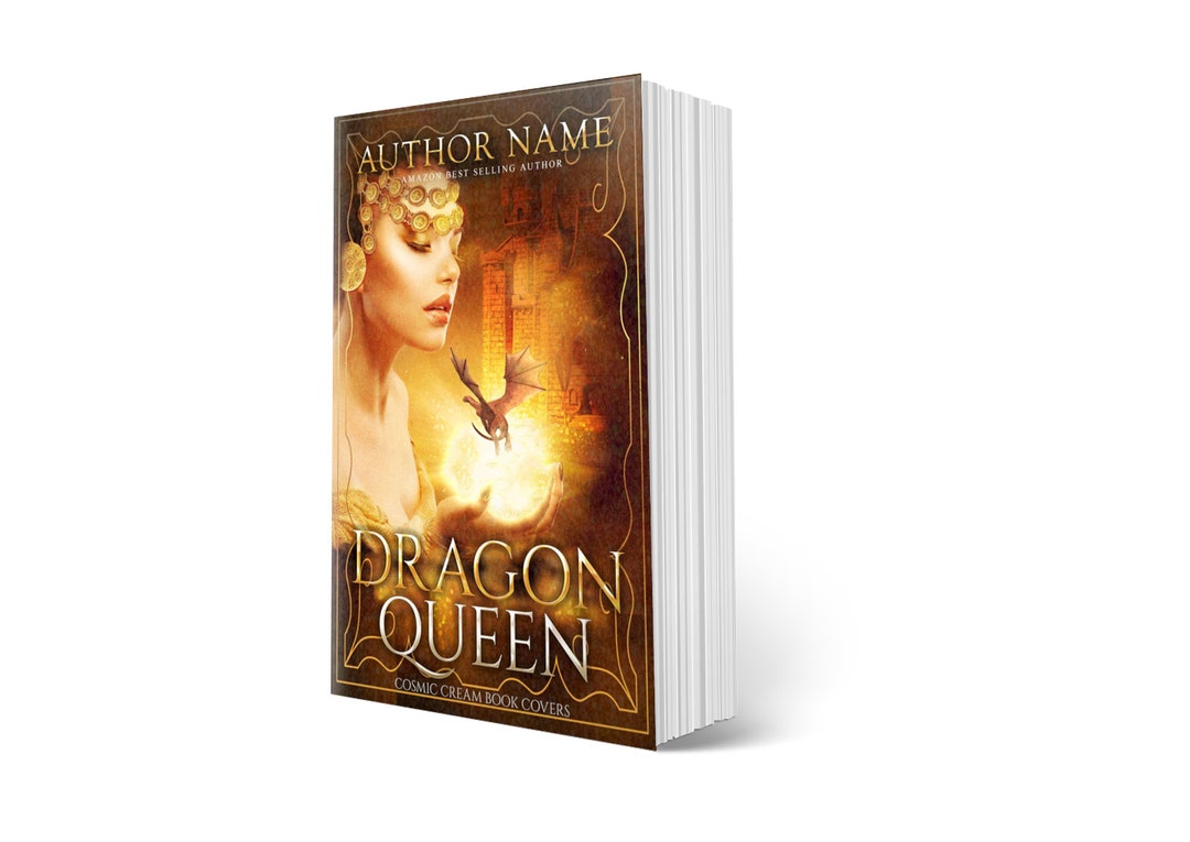 Premade Ebook Cover: Dragon Queen Fantasy (jpg Format) - Etsy
