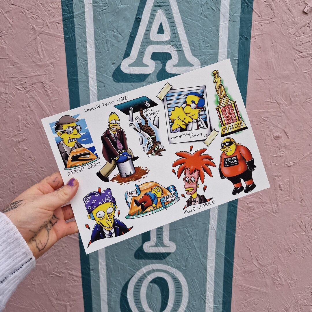 Simpsons X the Office - Etsy