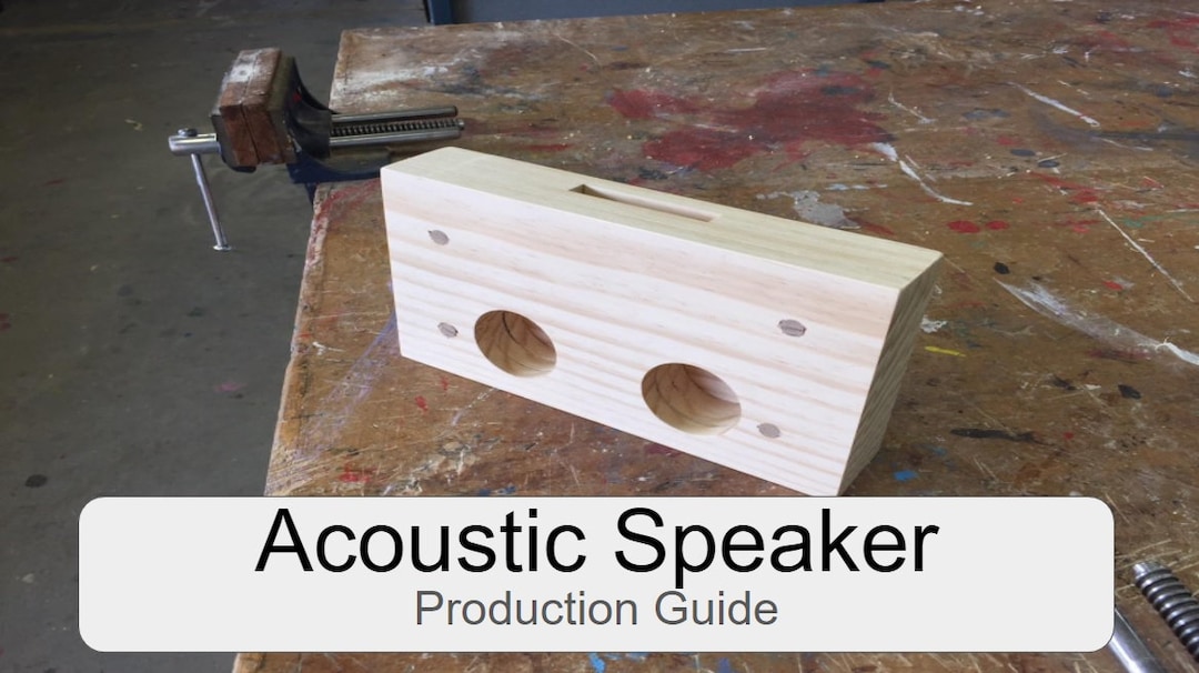 Acoustic Speaker Woodwork Plans - Etsy