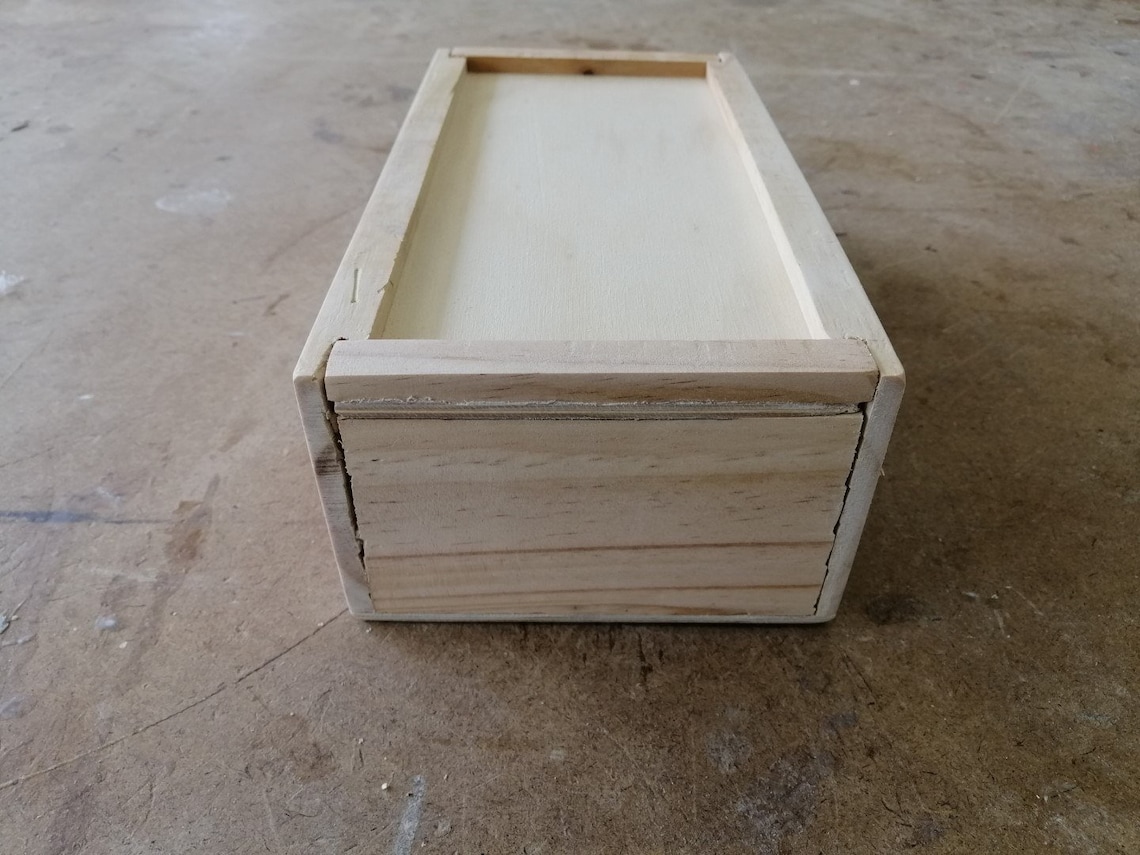 Woodworking Plans Sliding Lid Pencil Box - Etsy Australia