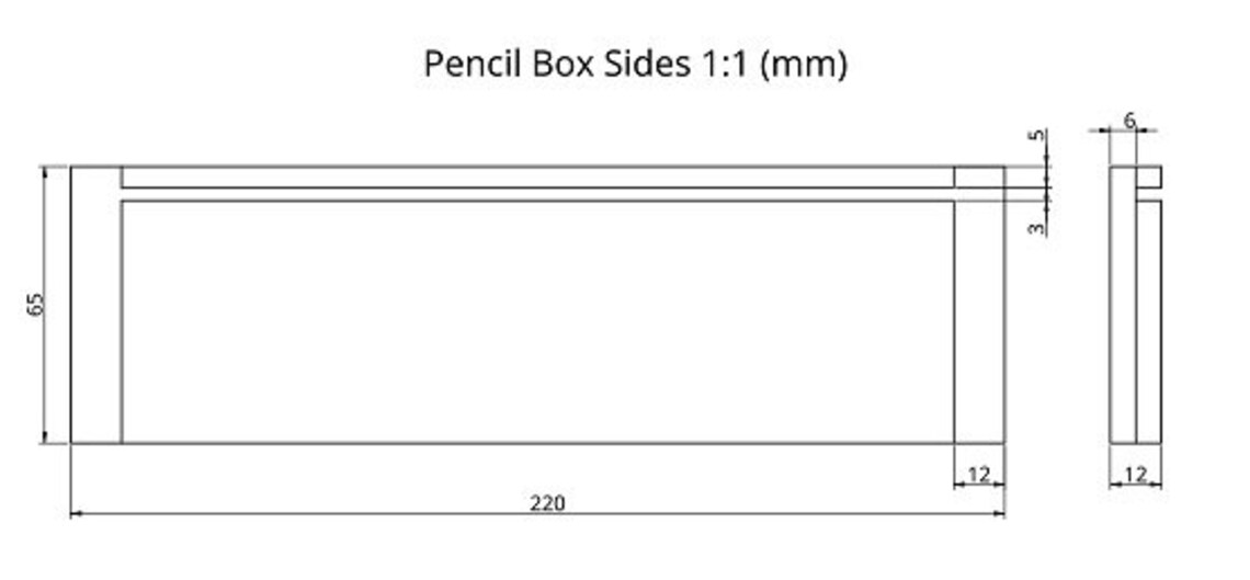 Woodworking Plans Sliding Lid Pencil Box - Etsy Australia