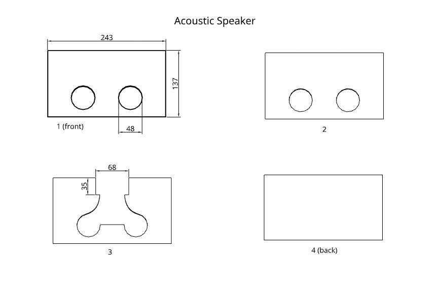 Acoustic Speaker Woodwork Plans - Etsy