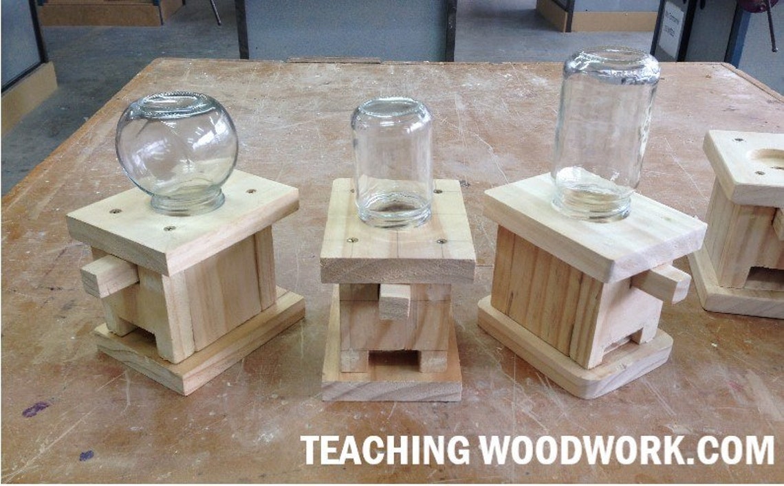 Candy Dispenser Woodworking Plans - for Woodwork Teachers and Hobbyists ...