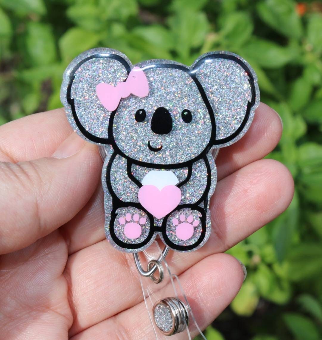 Koala Badge Reel - Etsy