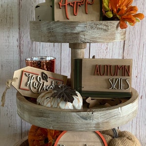 Fall Tier Tray Set - Etsy