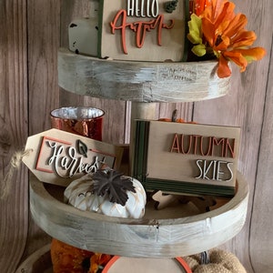 Fall Tier Tray Set - Etsy