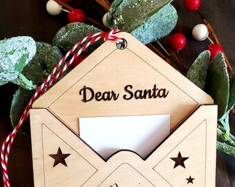 Dear Santa Ornament - Etsy