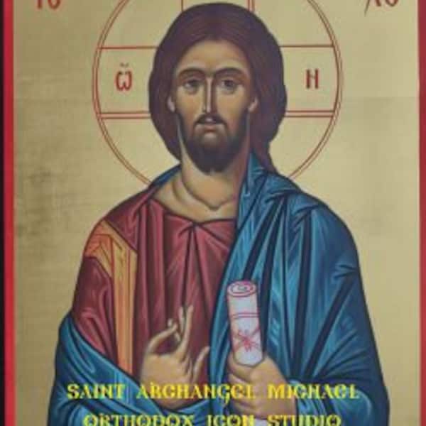 Jesus Christ With a Scroll - Etsy