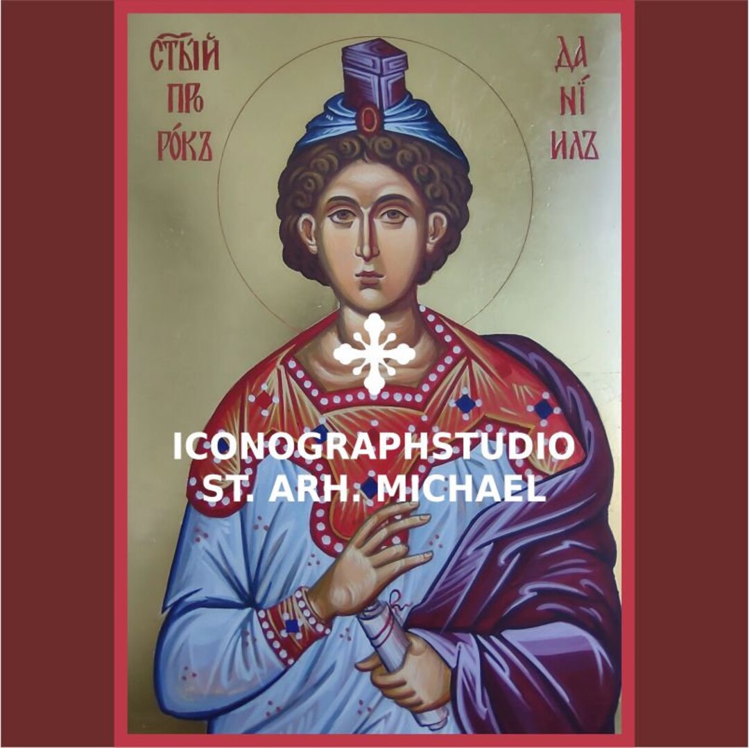 Hand-painted St. Daniel the Prophet Icon: Byzantine Orthodox Art - Etsy