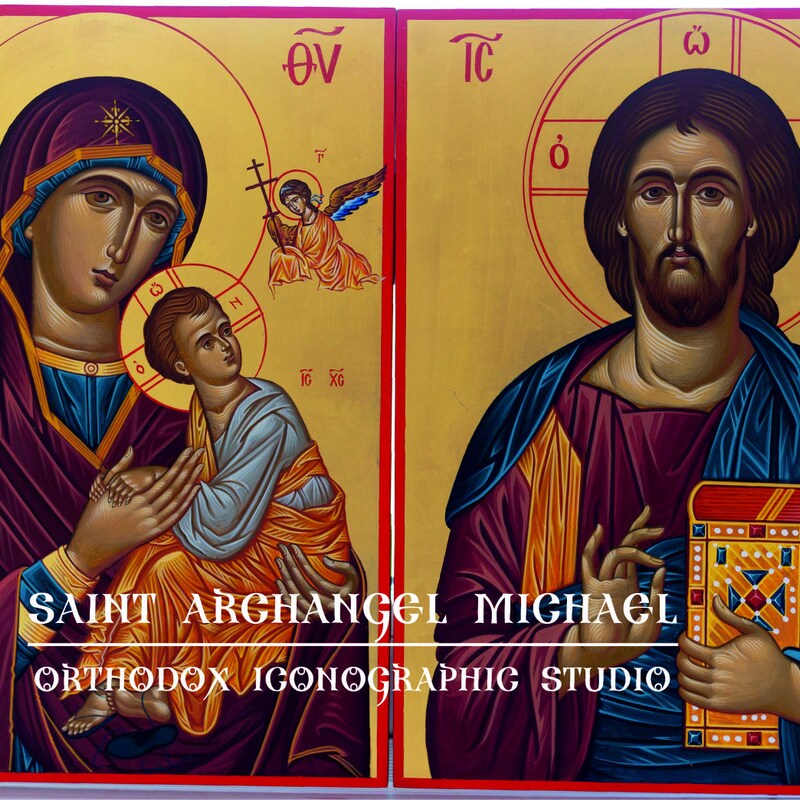 Virgin Mary Icon - Etsy