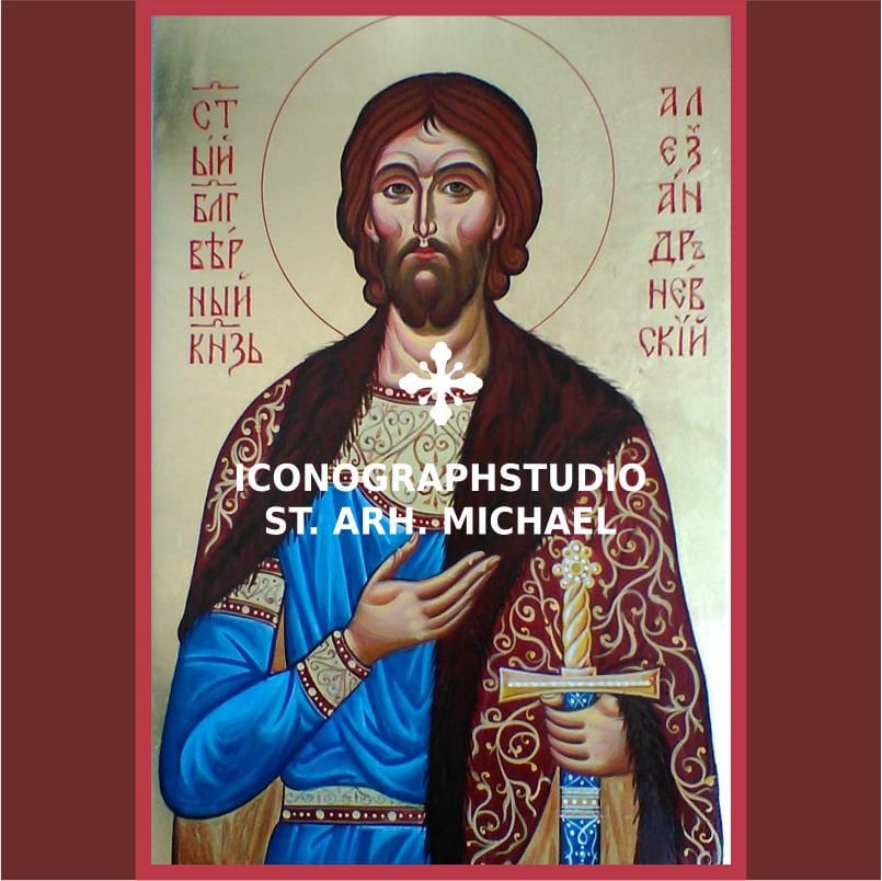 St. Alexander Nevsky, Orthodox Icons, Hand-painted Icon, Iconography ...
