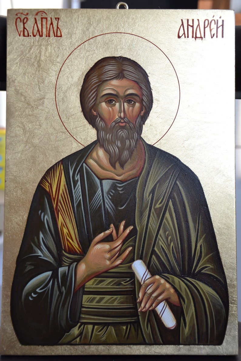 Saint Andrew the Apostle Apostles Iconsorthodox - Etsy