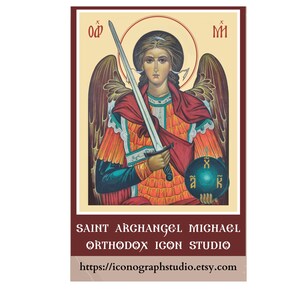 Saint Menas Hand-pained Icon,st Mina of Egypt, Byzantine Icon ...