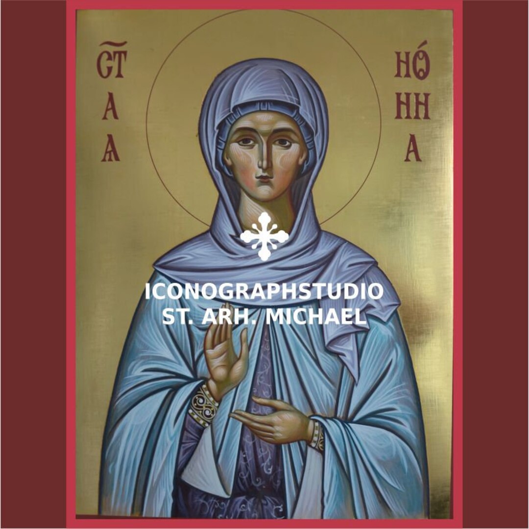 Saint Nona Hand Painted Icon, St Nona Cappadocia,saint Nona of ...