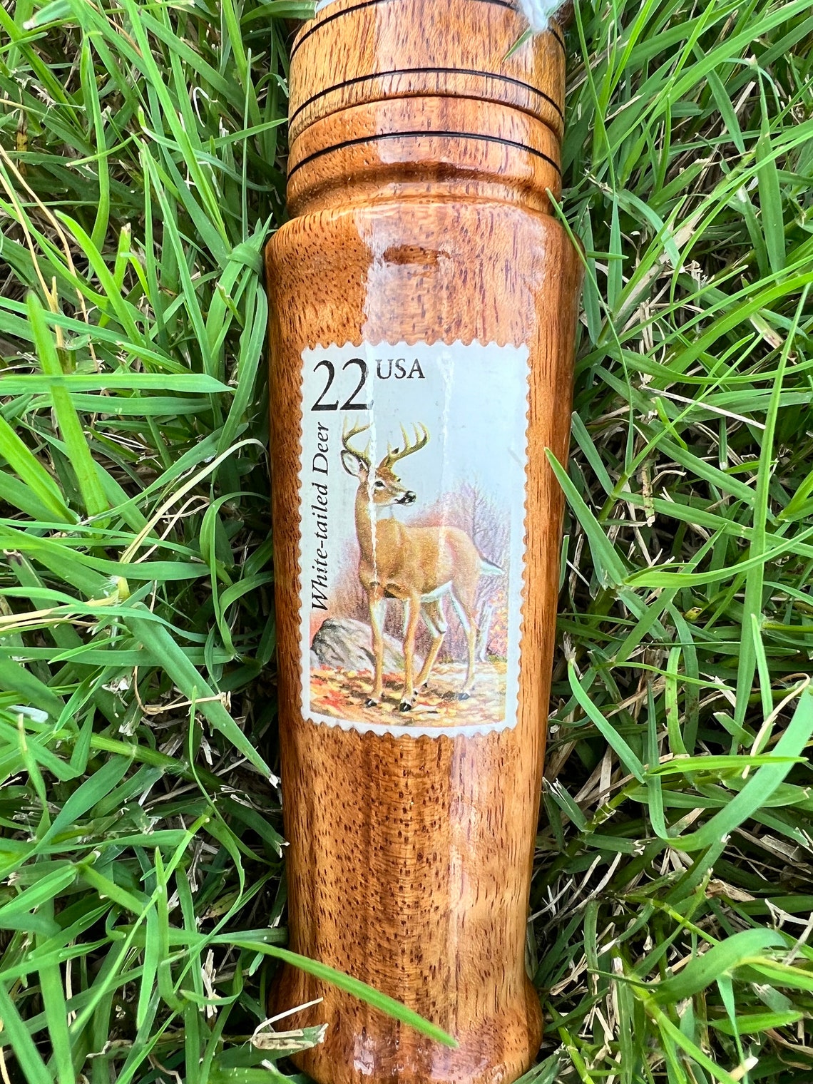Personalized Stamp Deer Grunt Call grays. Premium Handmade Buck Grunt ...
