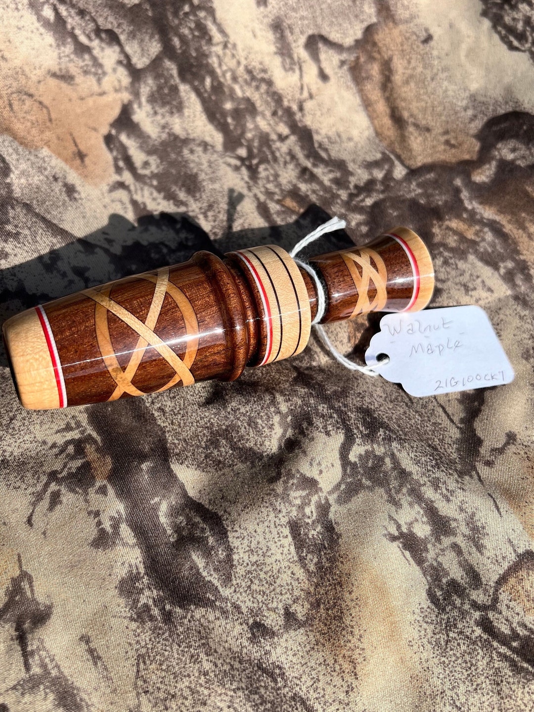 Handmade Walnut Duck Call: Celtic Knot Maple Inlay - Etsy