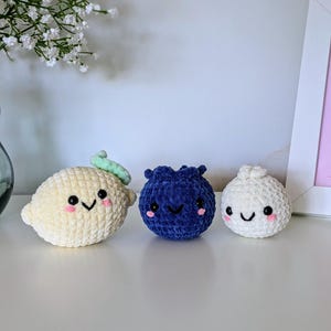 Blueberry Plush - Super Soft Cute Crochet Amigurumi - Cuddly Toy ...