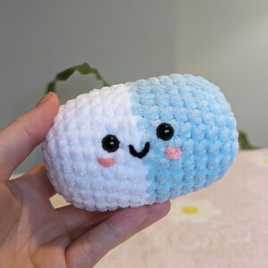 Chill Pill Plush - Super Soft Cute Crochet Amigurumi - Cuddly Toy ...