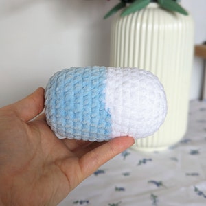 Chill Pill Plush - Super Soft Cute Crochet Amigurumi - Cuddly Toy ...