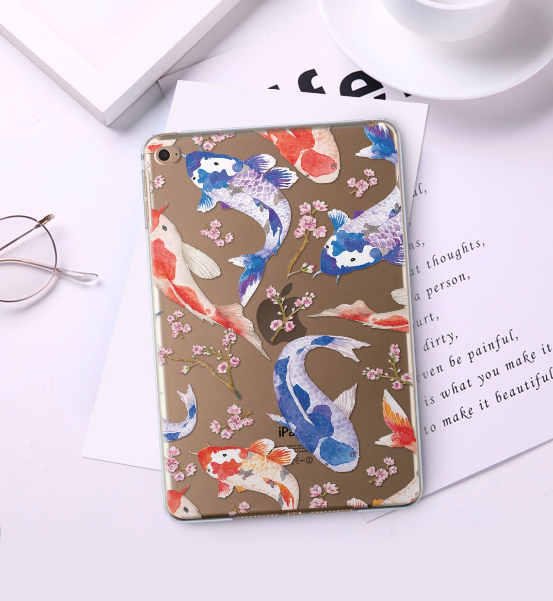 Koi Fish Ipad Mini 6 Case Ipad Pro 11.4 2021 Case Ipad Pro | Etsy