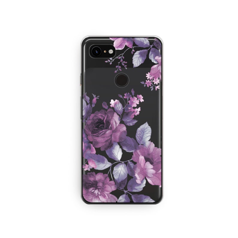 Purple Flowers Iphone 13 Pro Case Flowers Iphone 13 Mini Case | Etsy