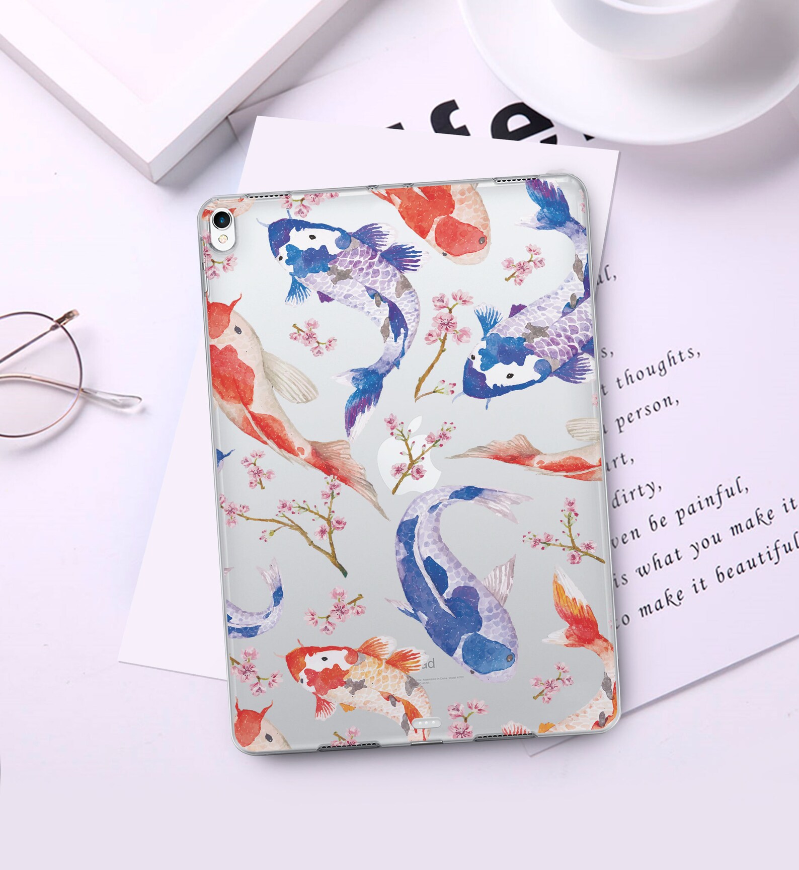 Koi Fish Ipad Mini 6 Case Ipad Pro 11.4 2021 Case Ipad Pro | Etsy